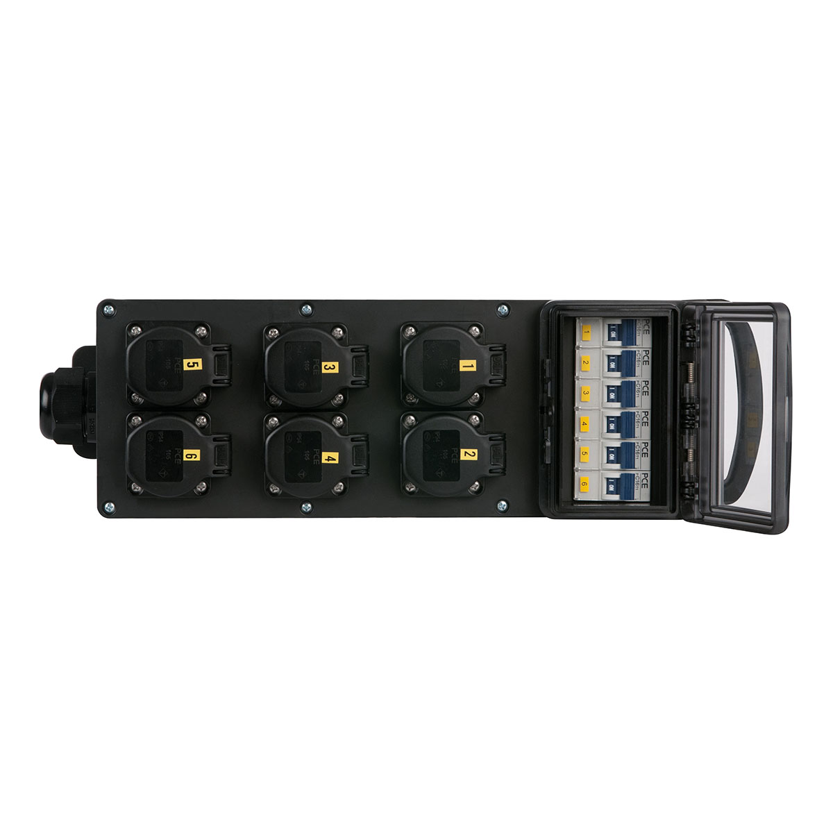 PCE MPD-616 krachtstroomverdeler CEE 32A naar 6x Schuko kopen? | Stage ...