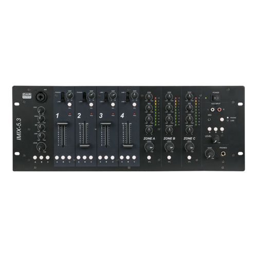 DAP IMIX-5.3 Zone-mixer 5 kanalen - 19 inch 4HE kopen? | Stage Roads