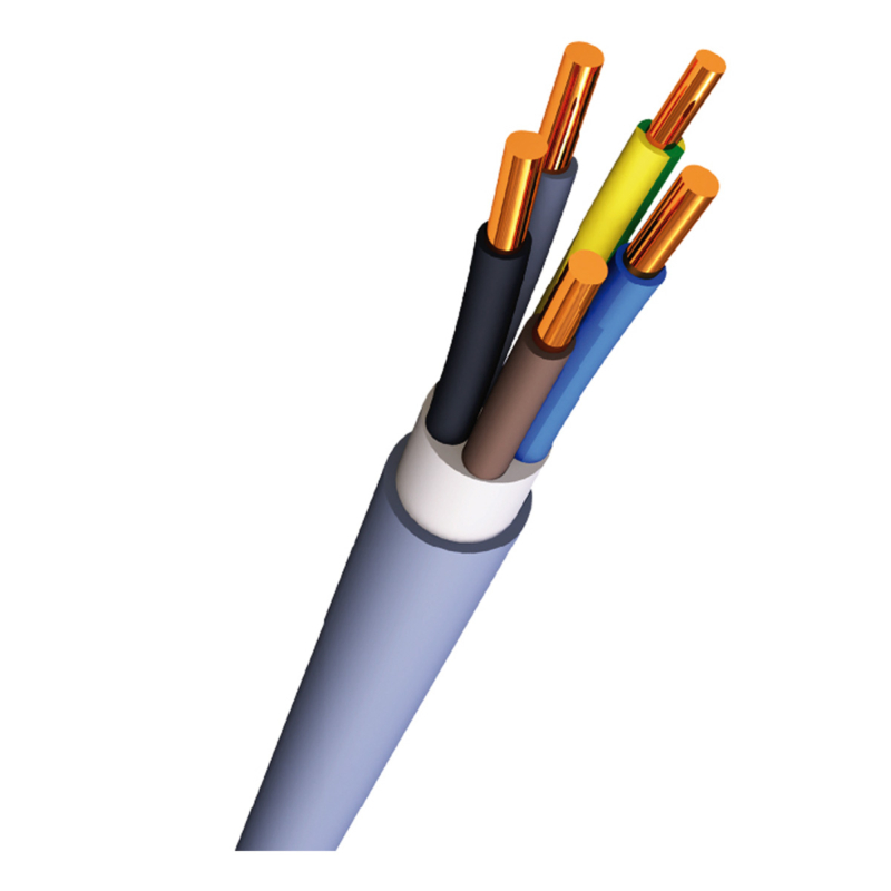 EUPEN XVB Cca installatiekabel 0,6/1kV 5x10 mm² grijs per meter kopen ...