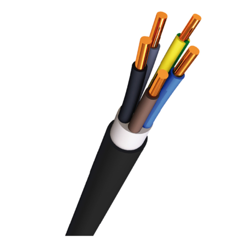EUPEN EXVB Eca aansluitkabel 0.6/1KV 5x2,5mm2 zwart per meter kopen ...