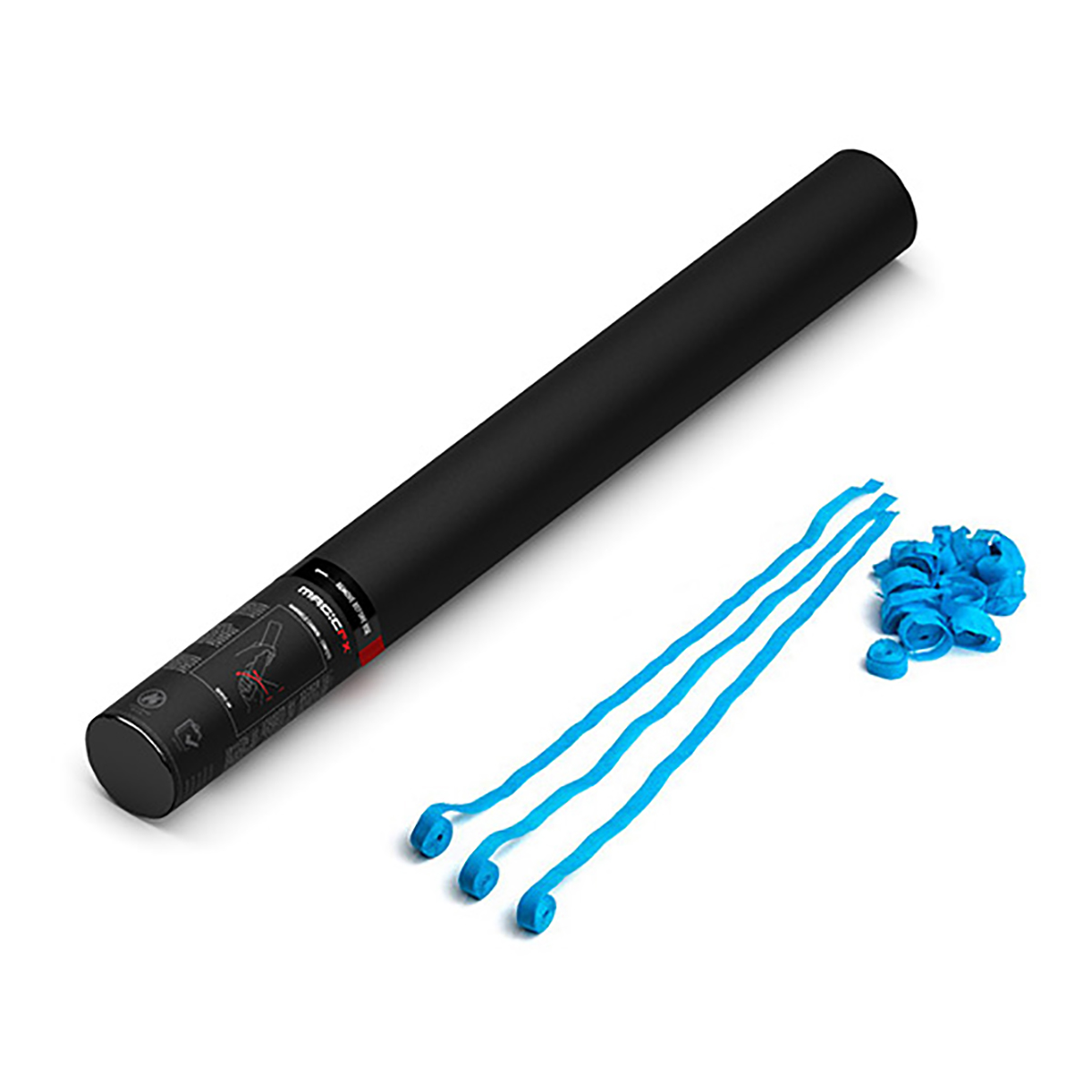 MAGICFX® Handheld Streamers Cannon 50 cm - lichtblauw kopen? | Stage Roads