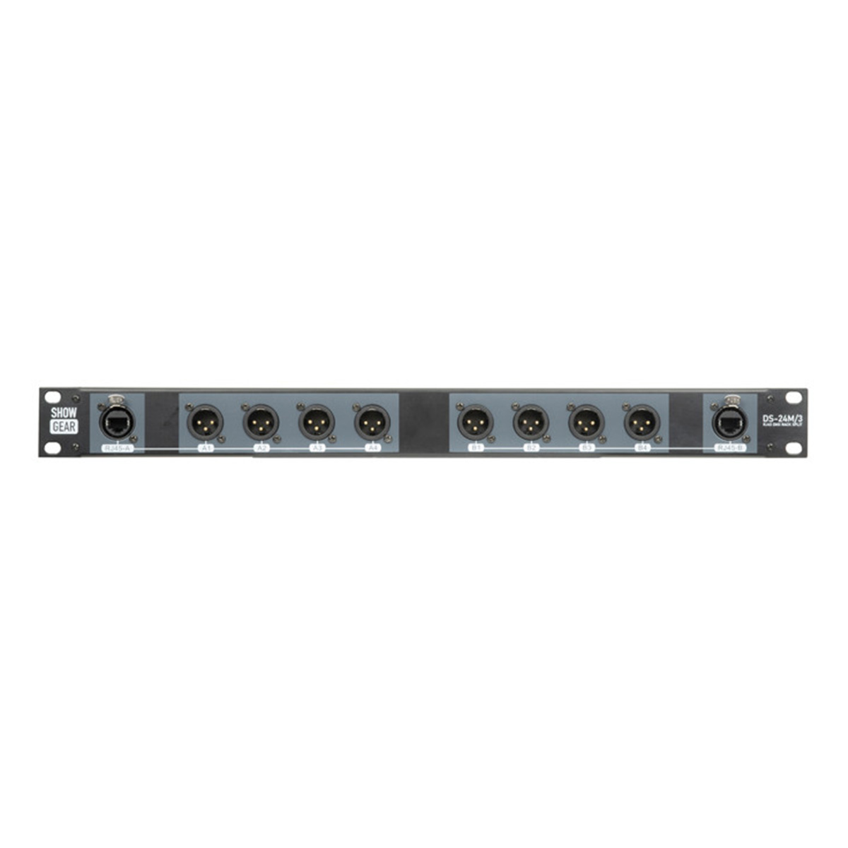 Showgear DS-24M/3 19" - 3-pin DMX splitter naar RJ45 kopen? | Stage Roads