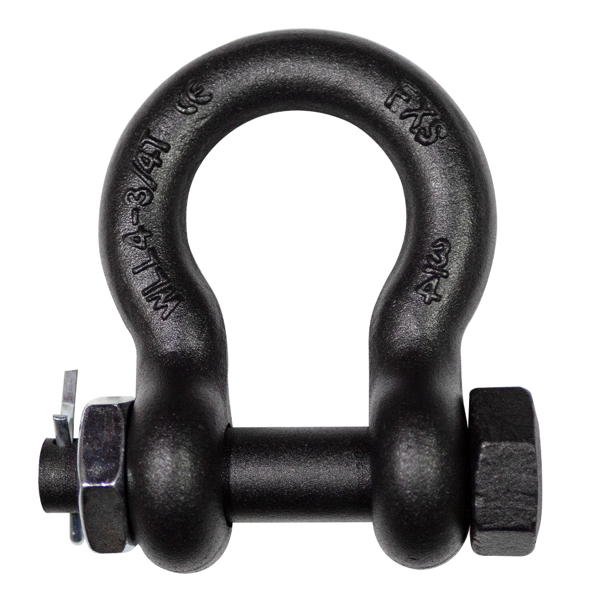 FORTEX harpsluiting 4750kg moerbout zwart kopen? | Stage Roads