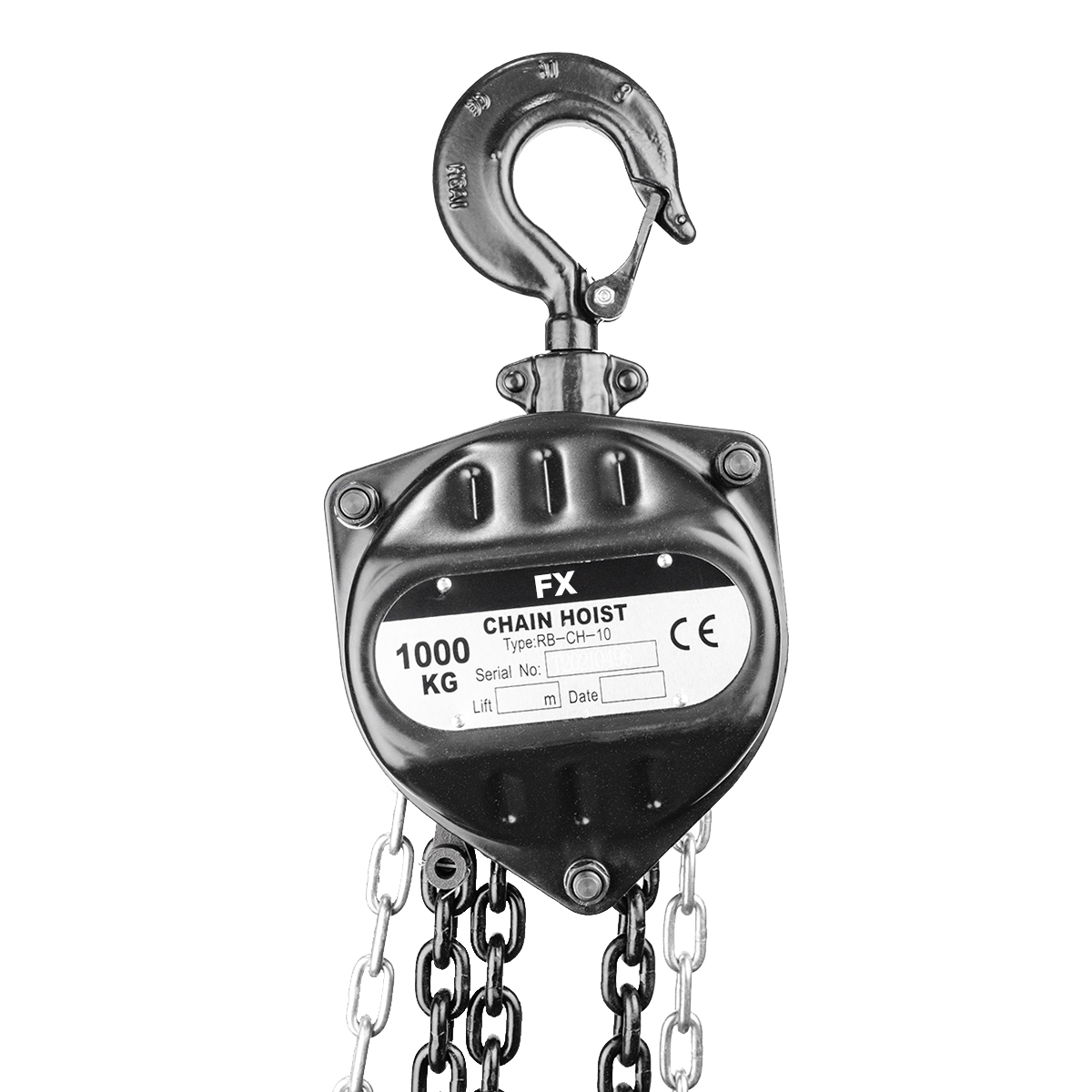 FORTEX Handtakel WLL 1000kg – 8 meter hijshoogte – zwart kopen? | Stage ...