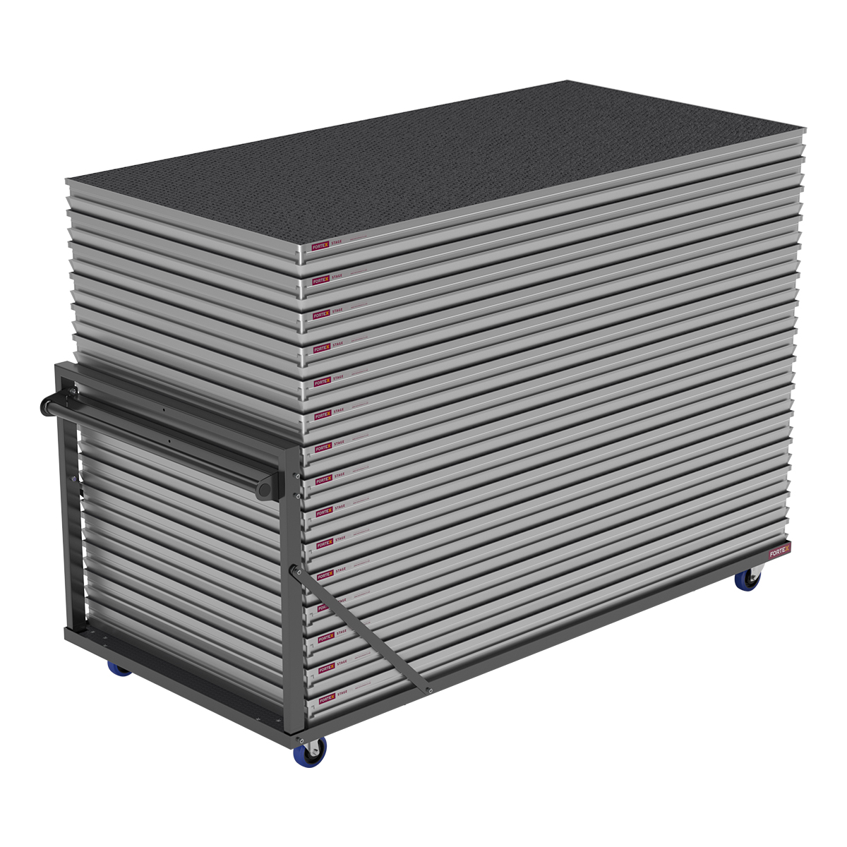 15x FORTEX STAGE750 Deck Top Line HEXA 200×100 cm + GRATIS Transport ...